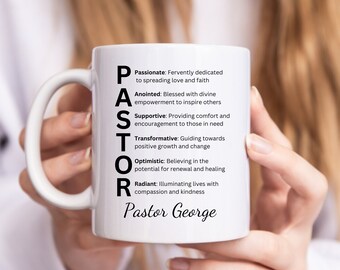 Personalized Pastor Feed My Sheep Mug Pastor Appreciation Gift Idea ...