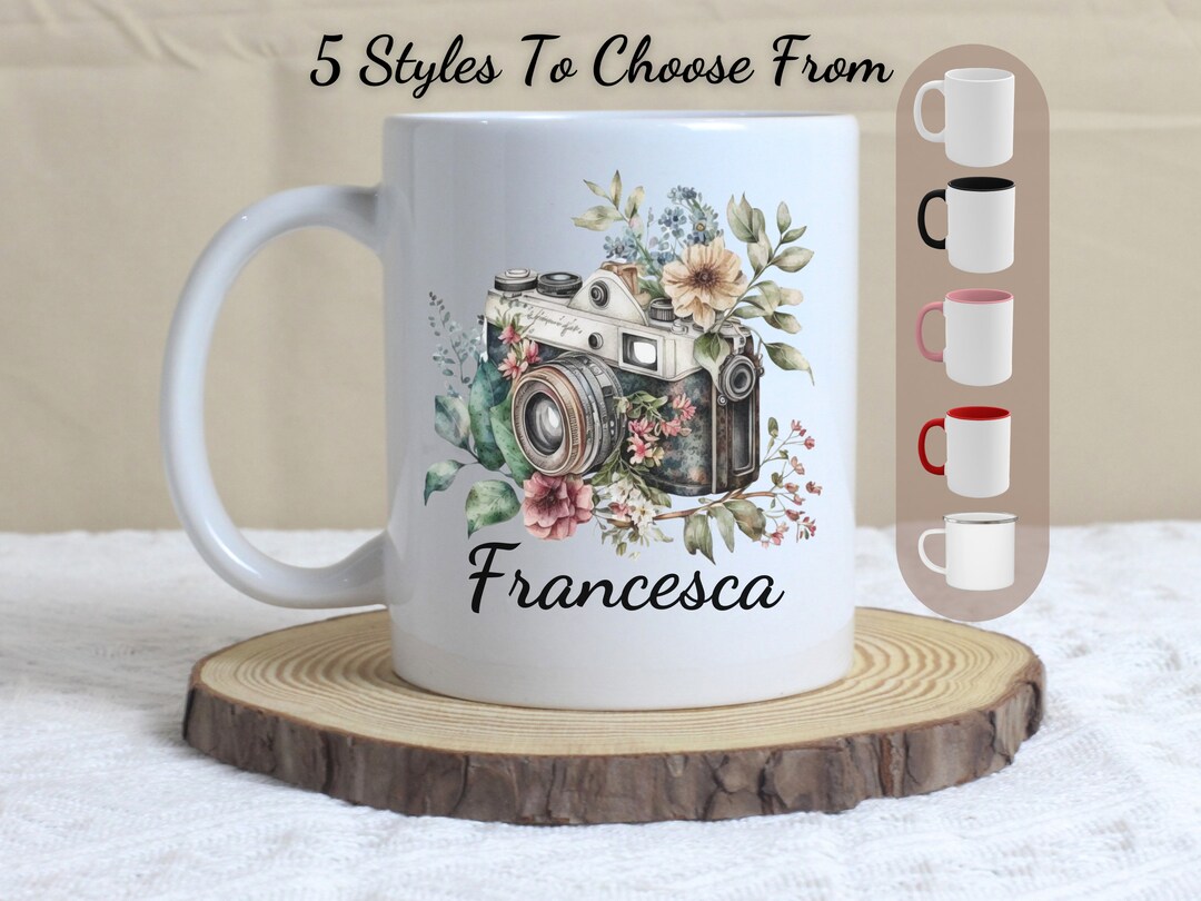 Personalized Photographer Mug Custom Name Coffee Cup Gift for ...
