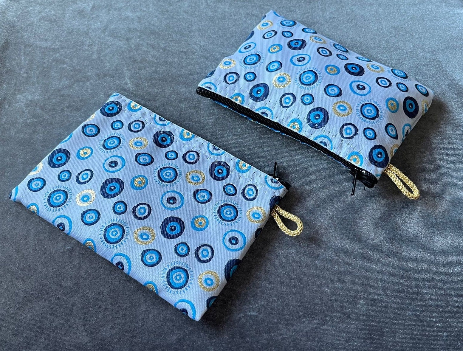 Evil Eye Coin Purse - Handmade Traditional Turkish / Greek Eye Pouch ...