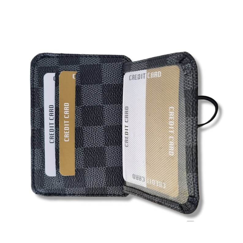 Minimalist Leather Card Holders, Closed With Fastening, Credit Card ...