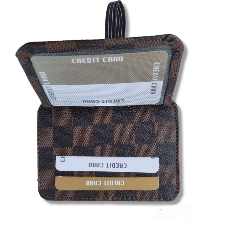 Minimalist Leather Card Holders, Closed With Fastening, Credit Card ...