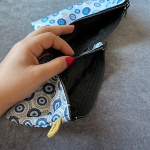 Evil Eye Coin Purse - Handmade Traditional Turkish / Greek Eye Pouch ...