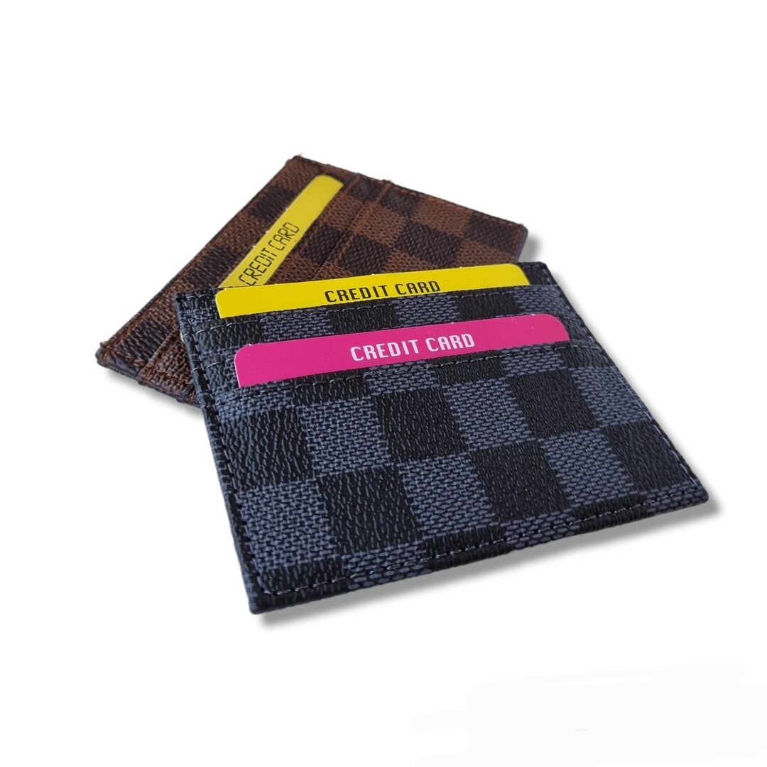 Slim Leather Card Holders, Mini Credit Card Wallet, Unisex Card Sleeve ...