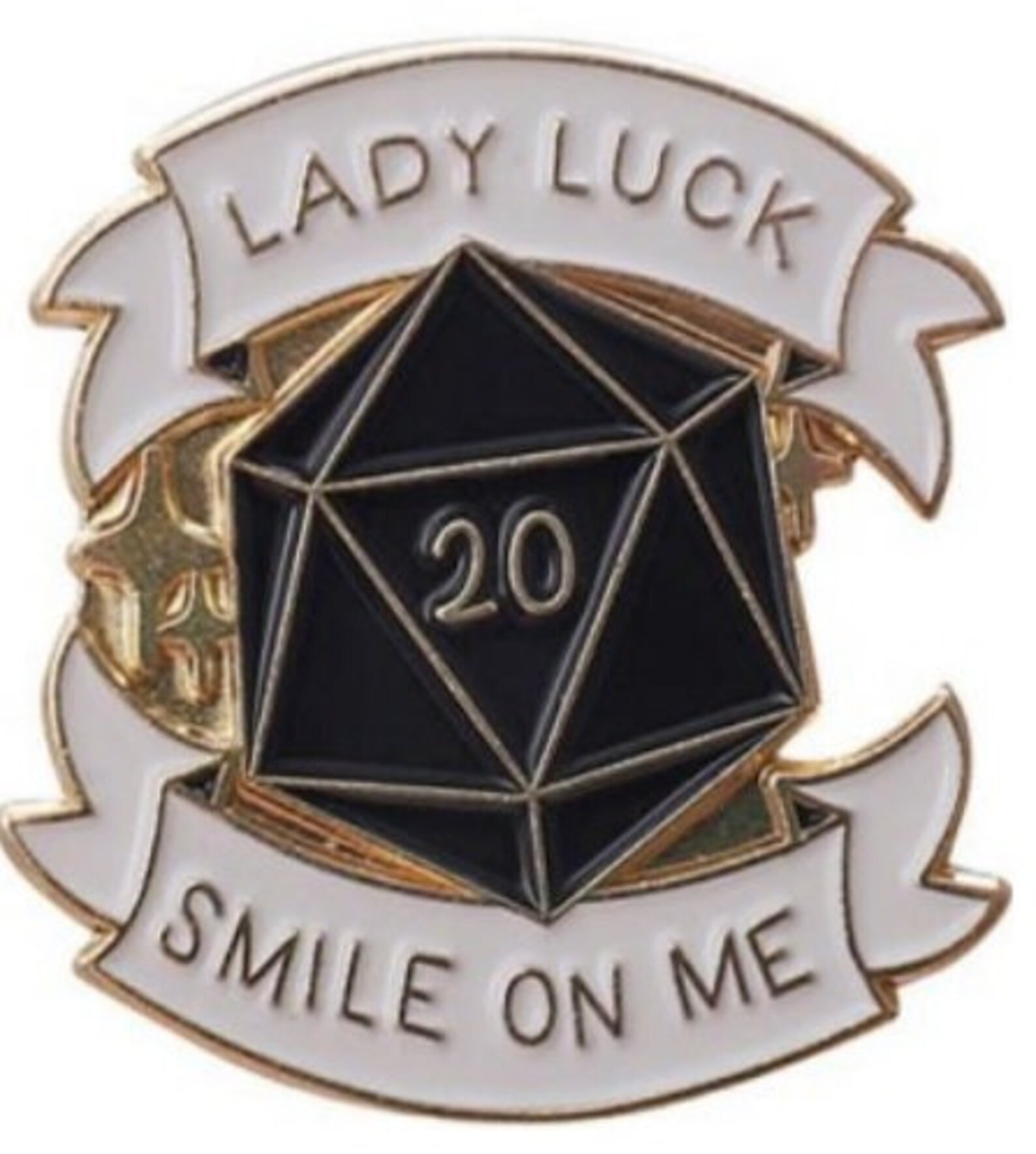 Lady Luck Smile Pin, Classy Fashion Pin, Dungeons & Dragons, Dungeon ...