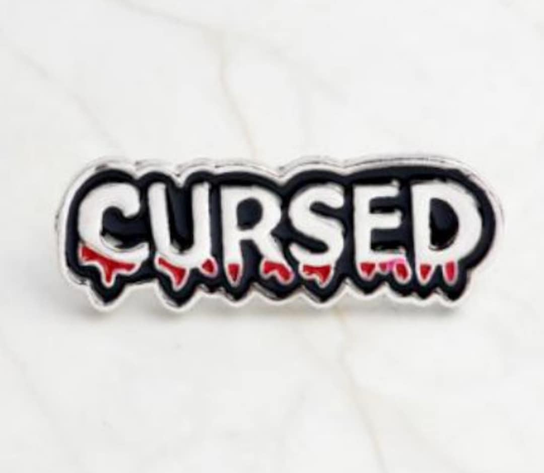 Cursed Pin, Dungeons and Dragons Pin, Warning Lapel Pin for Men, Gaming ...