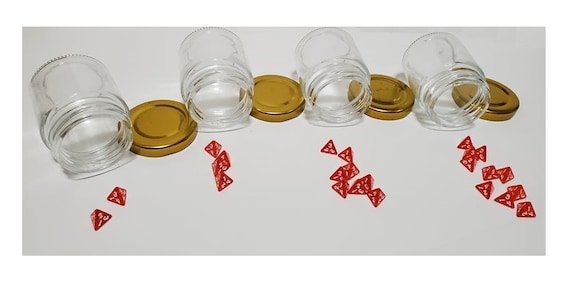 Complete Set of Red Healing Potions for 5e Glass - Etsy