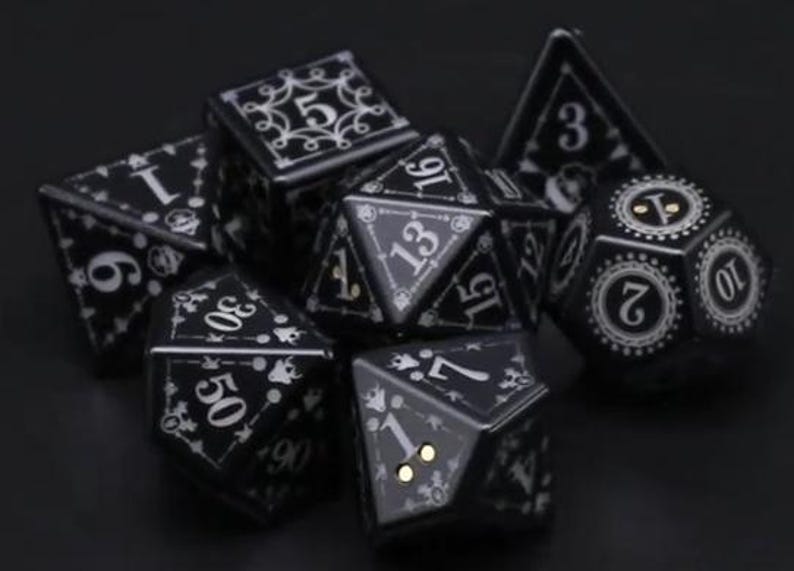 On Sale! Lit LED Dnd Party Dice, DM Dice, Gift D&D Player Lite up Dice ...