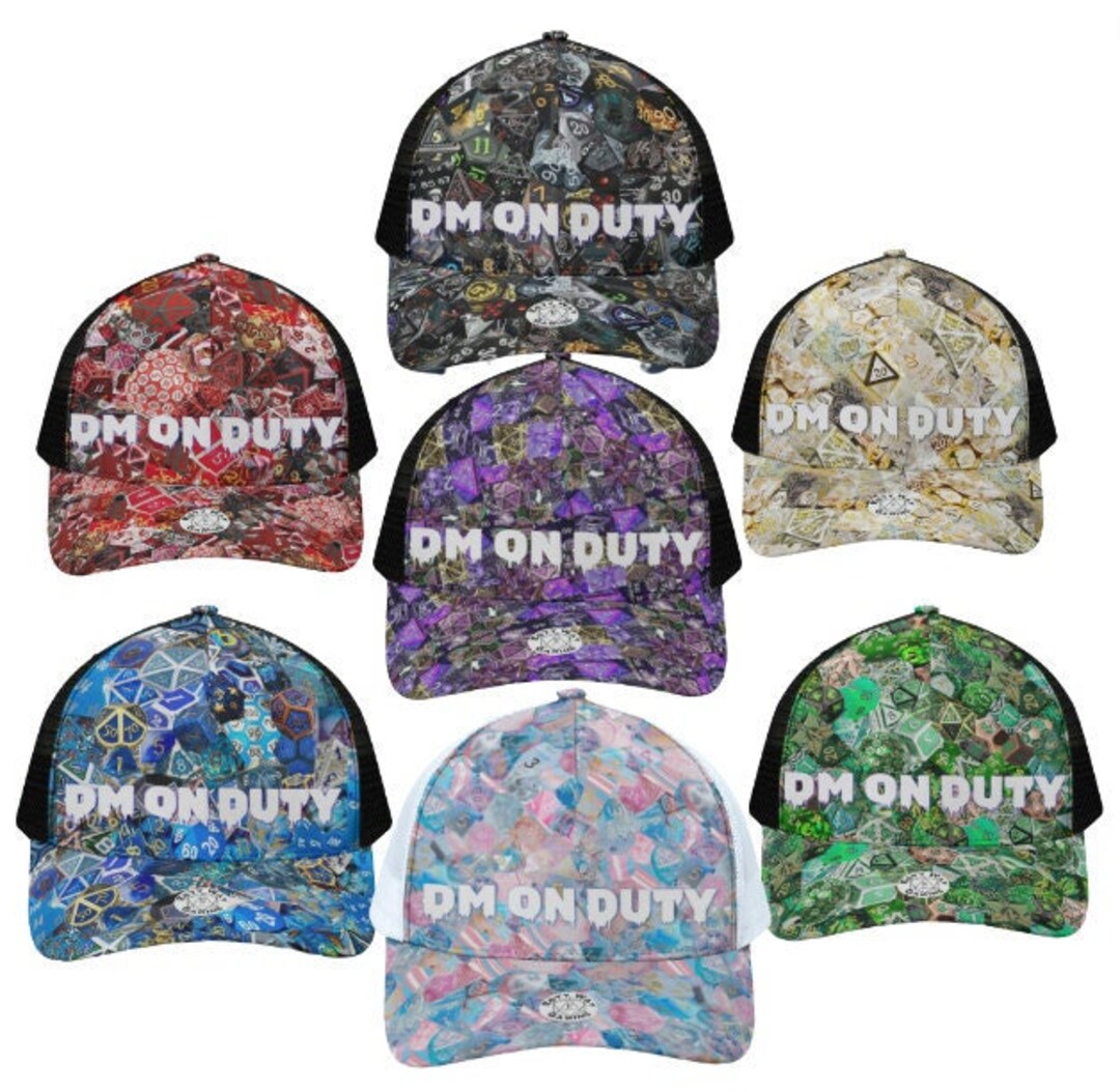 DM on Duty Hat, Pick Your Color! DM Gift Ballcap With Mesh Back ...