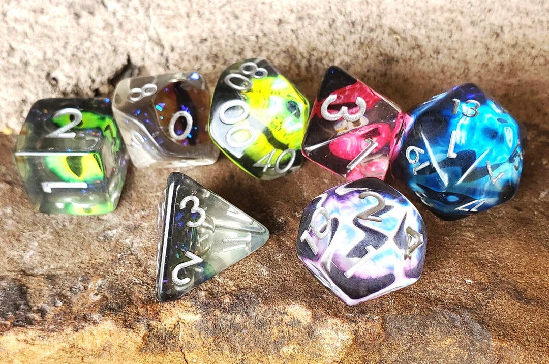 Eye Dice Resin Pupil Eye Dice, Great Gift for D&d Player, Dice New Rpg ...