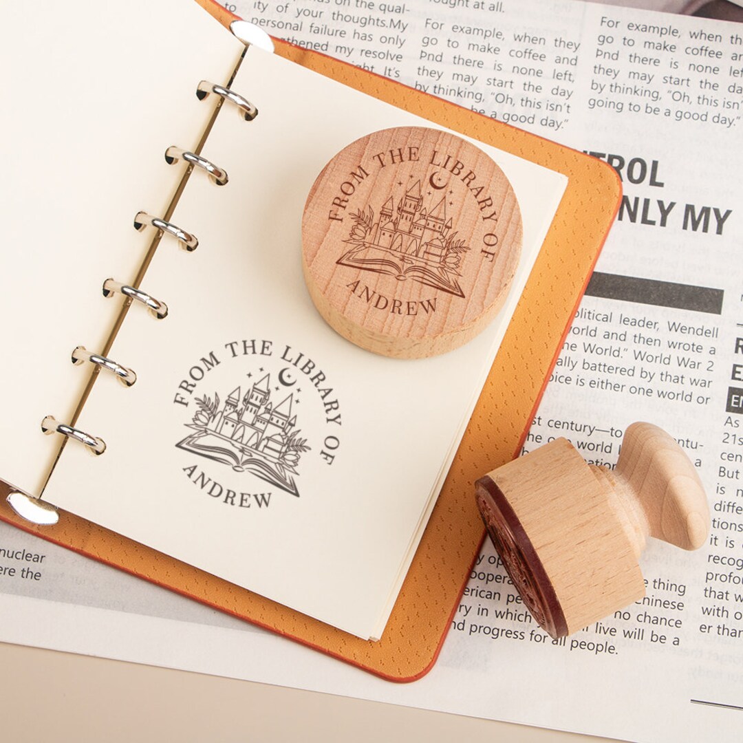 Custom Wedding Rubber Stamp, Custom Personalized Round Rubber Stamp ...