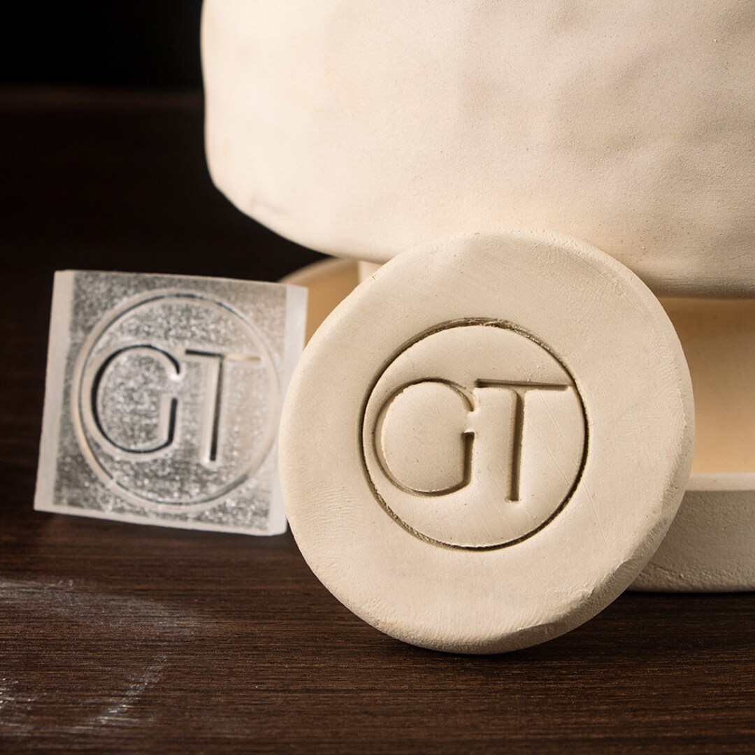 Custom Ceramic Stamp, Custom Acrylic Clay Stamp, Custom Pottery Stamp ...