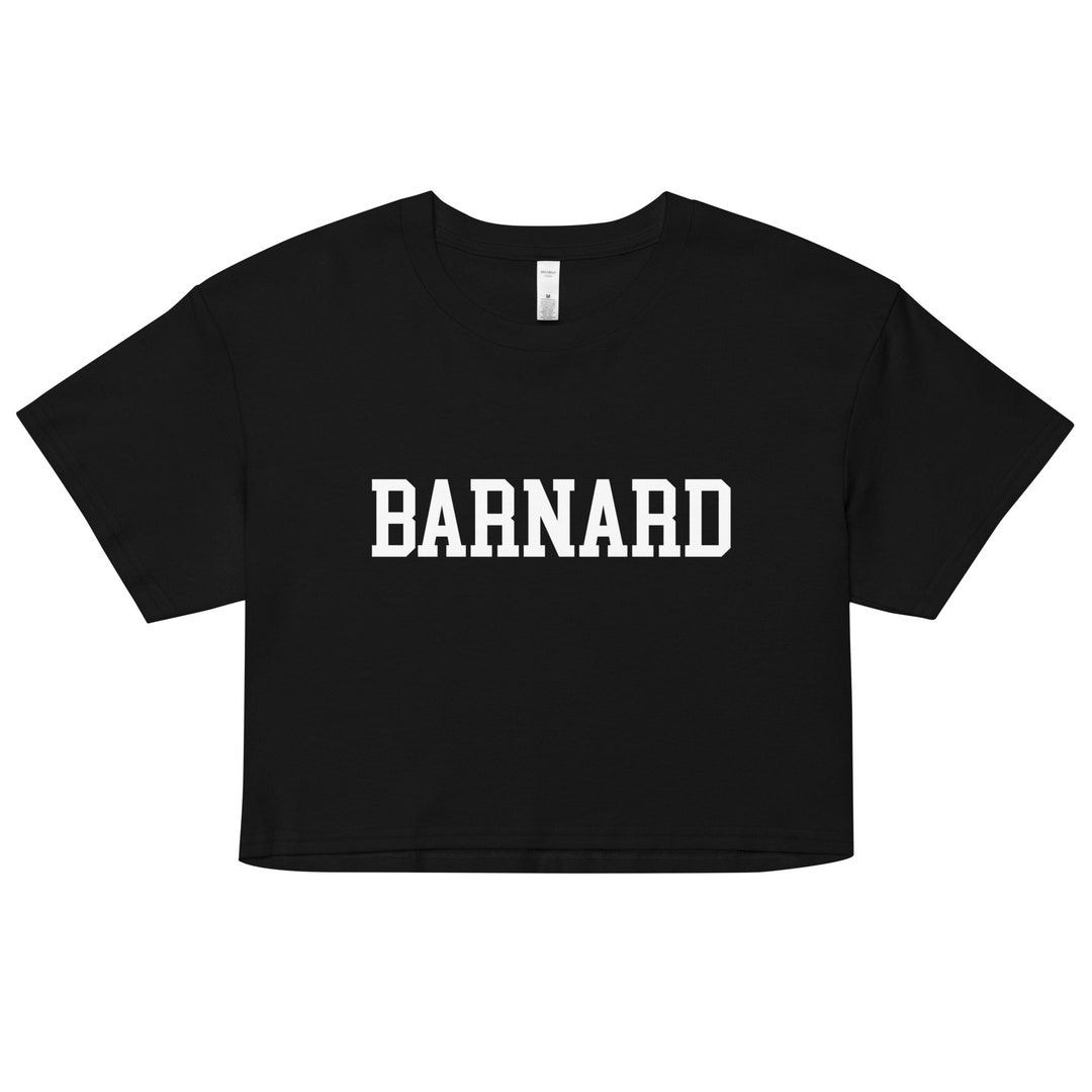 Barnard College Vintage Varsity Design Crop Top Cropped Tee - Etsy