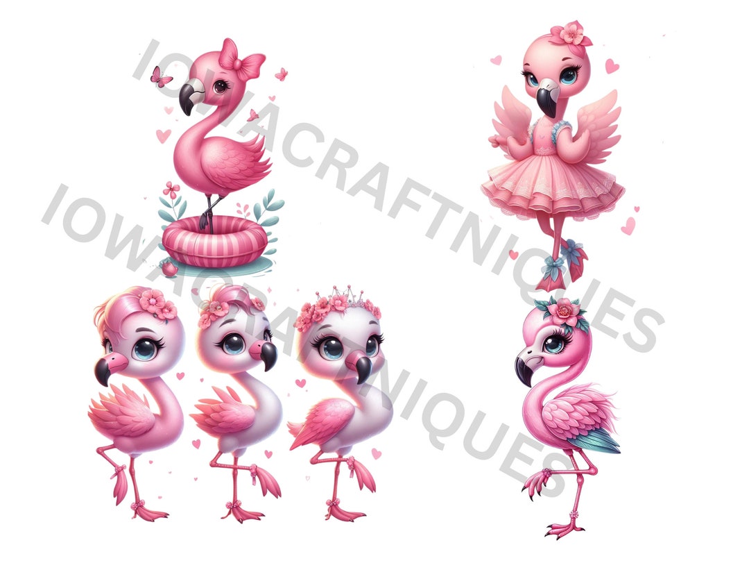 Cute Flamingos - Etsy