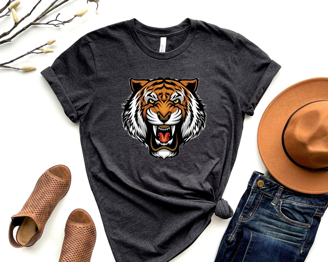 Vintage Tiger Shirt Tiger Face Shirt Tiger Shirt Tiger Face - Etsy
