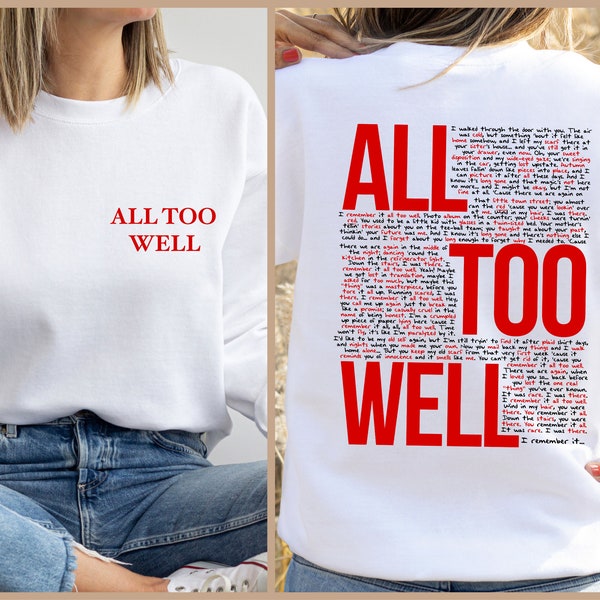 All to Well Merch - Etsy
