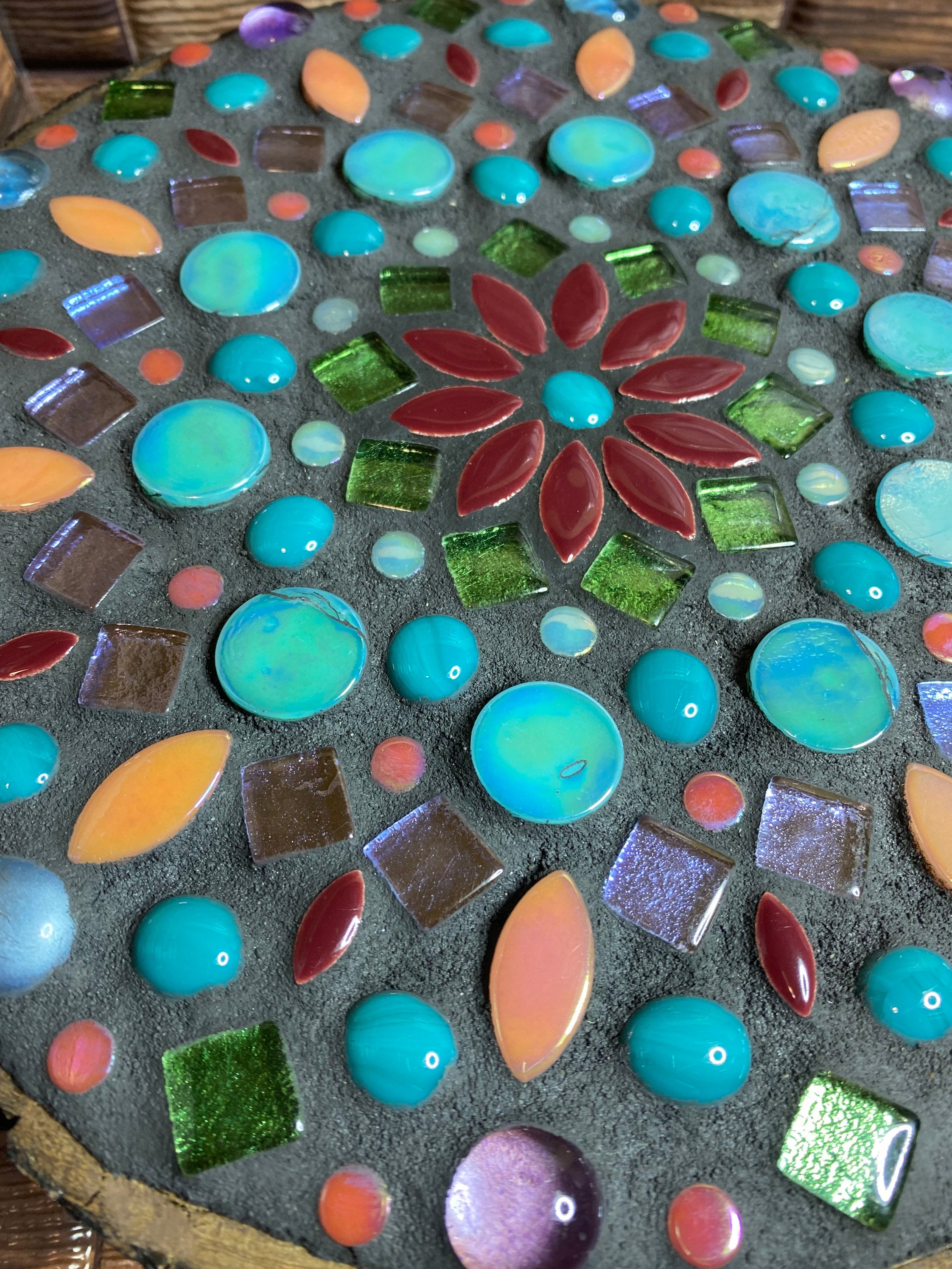 Decorative Mosaic Stand - Etsy