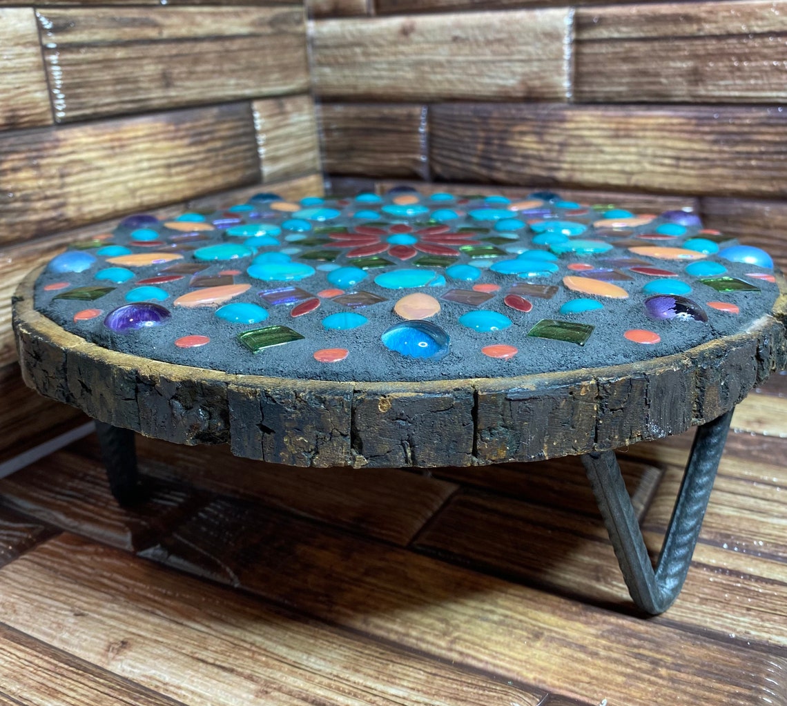 Decorative Mosaic Stand - Etsy