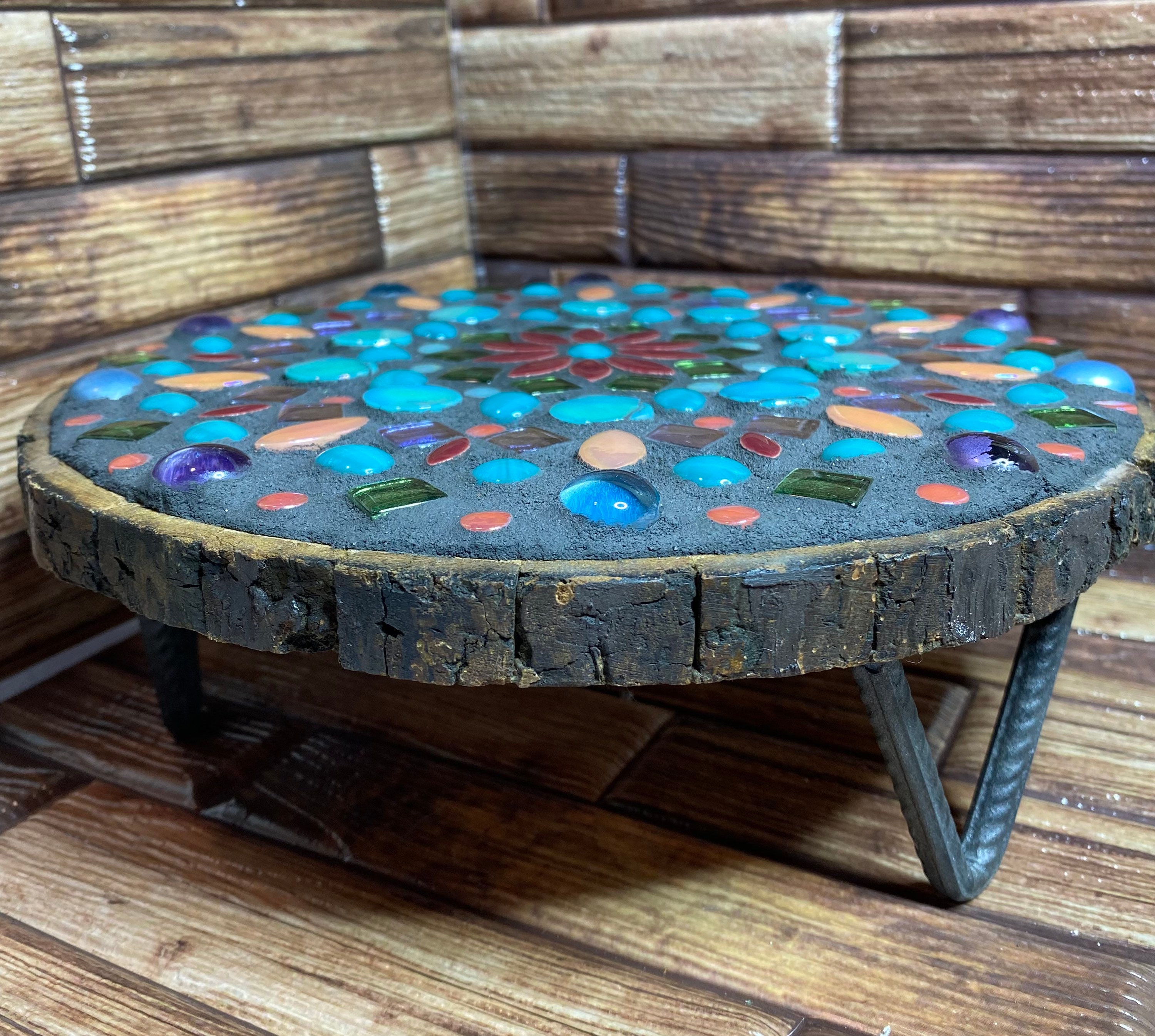 Decorative Mosaic Stand - Etsy
