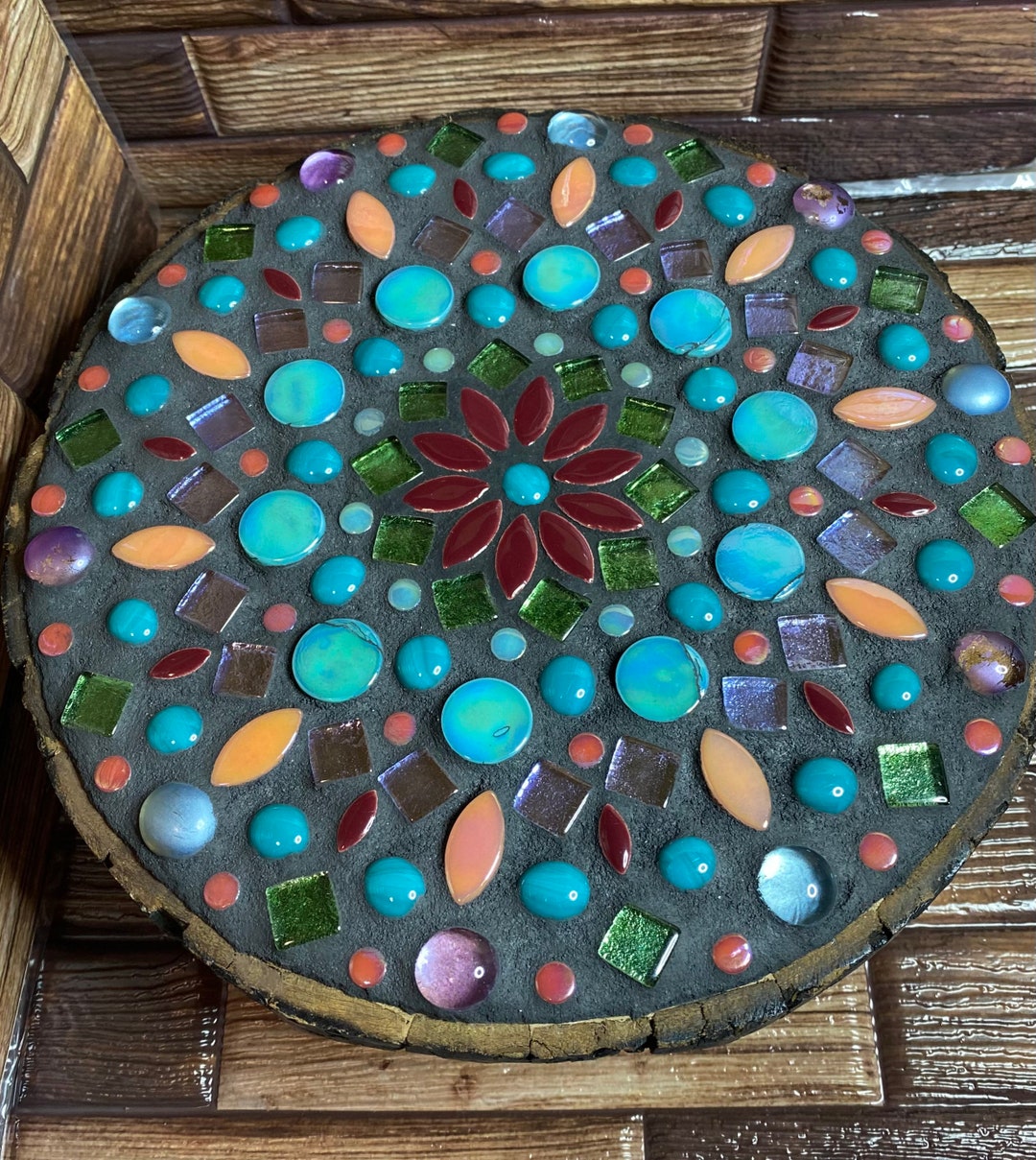 Decorative Mosaic Stand - Etsy