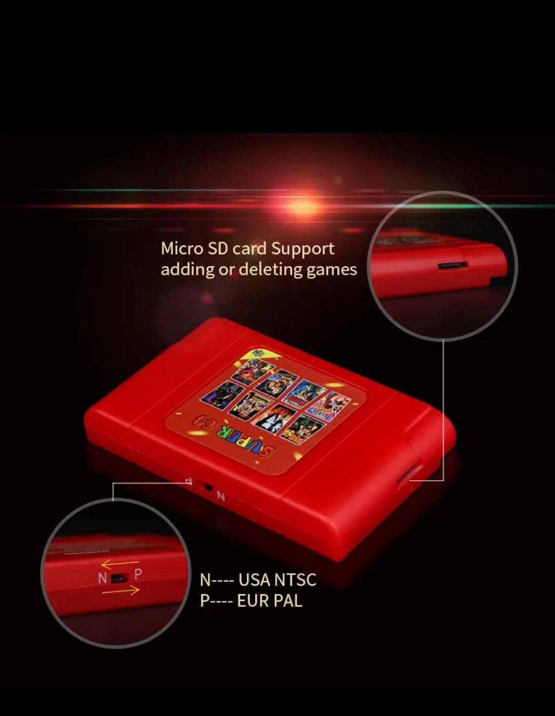 Nintendo N64 64 Bit 340 in 1 Multi Game Usa and Pal Games - Etsy