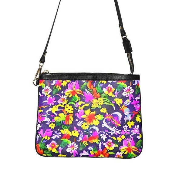 Floral Print Handbag - Etsy