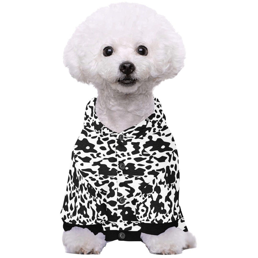 Cow Print Dog Sweater, Cow Print Dog Hoodie, Warm Dog Sweater, Dog ...