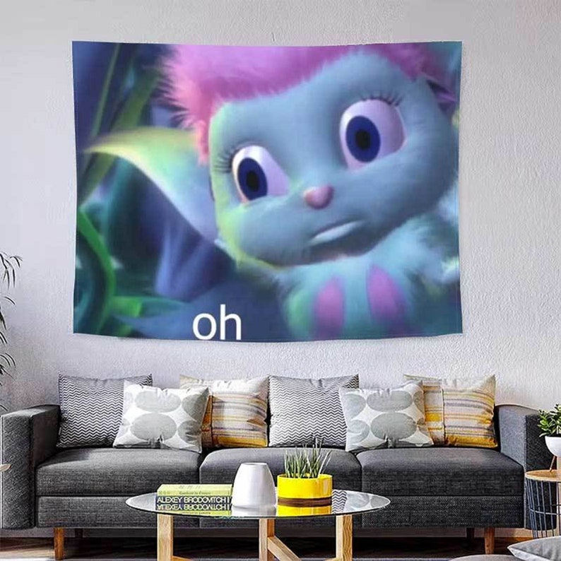 Cartoon Meme Tapestry Funny ,emotion Tapestries, Bible Belief Gatekeep ...