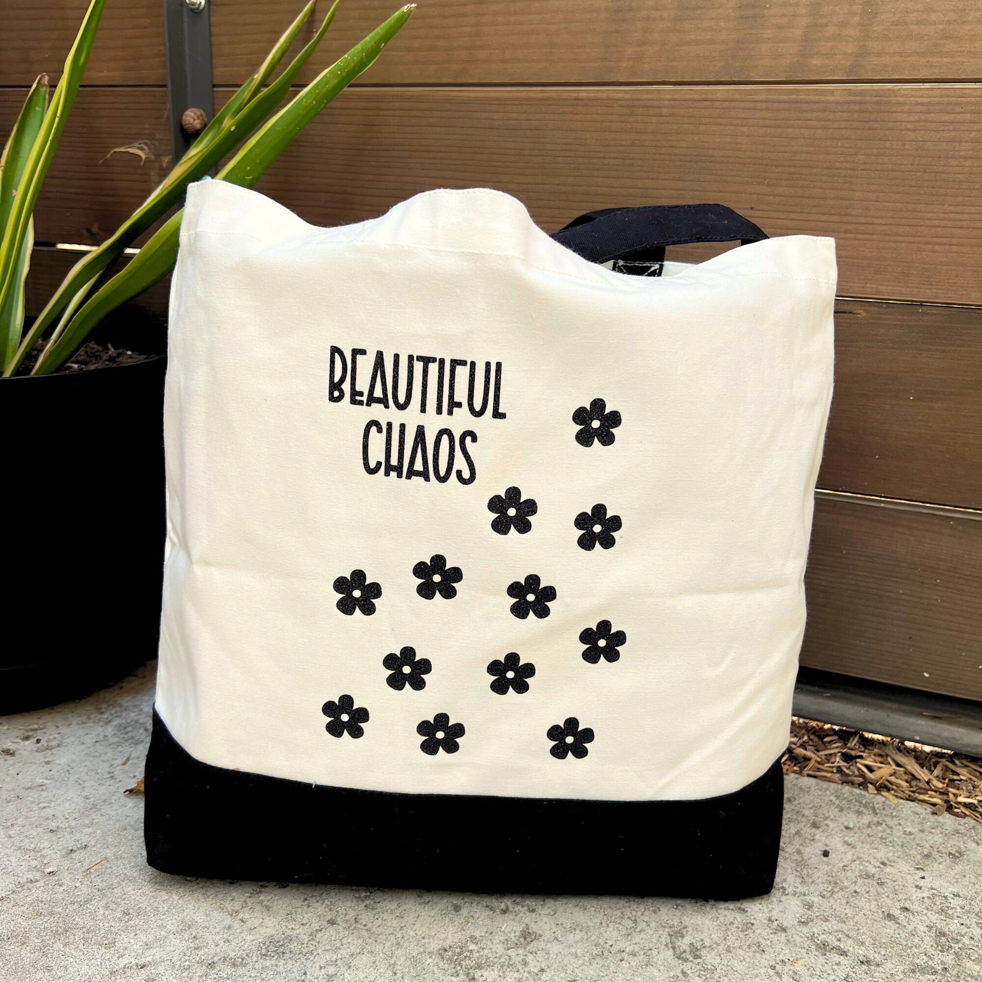 It's a Bloom Kinda Day Tote Bag- Flower Tote Bag. Gift Tote Bag. - Etsy