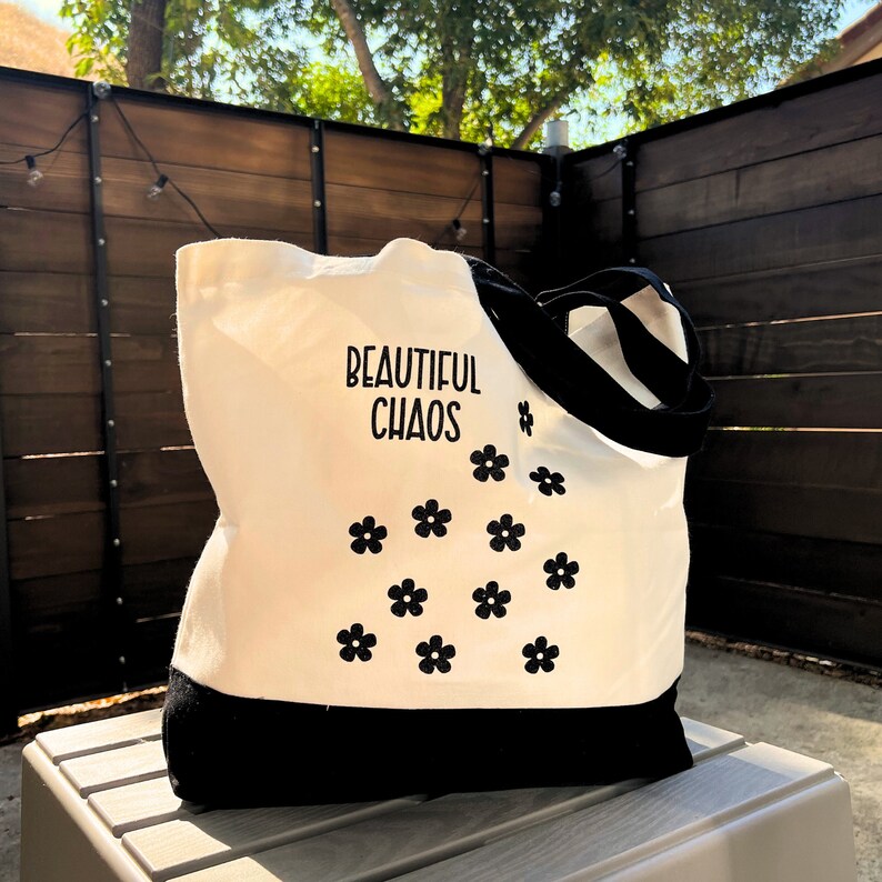 It's a Bloom Kinda Day Tote Bag- Flower Tote Bag. Gift Tote Bag. - Etsy
