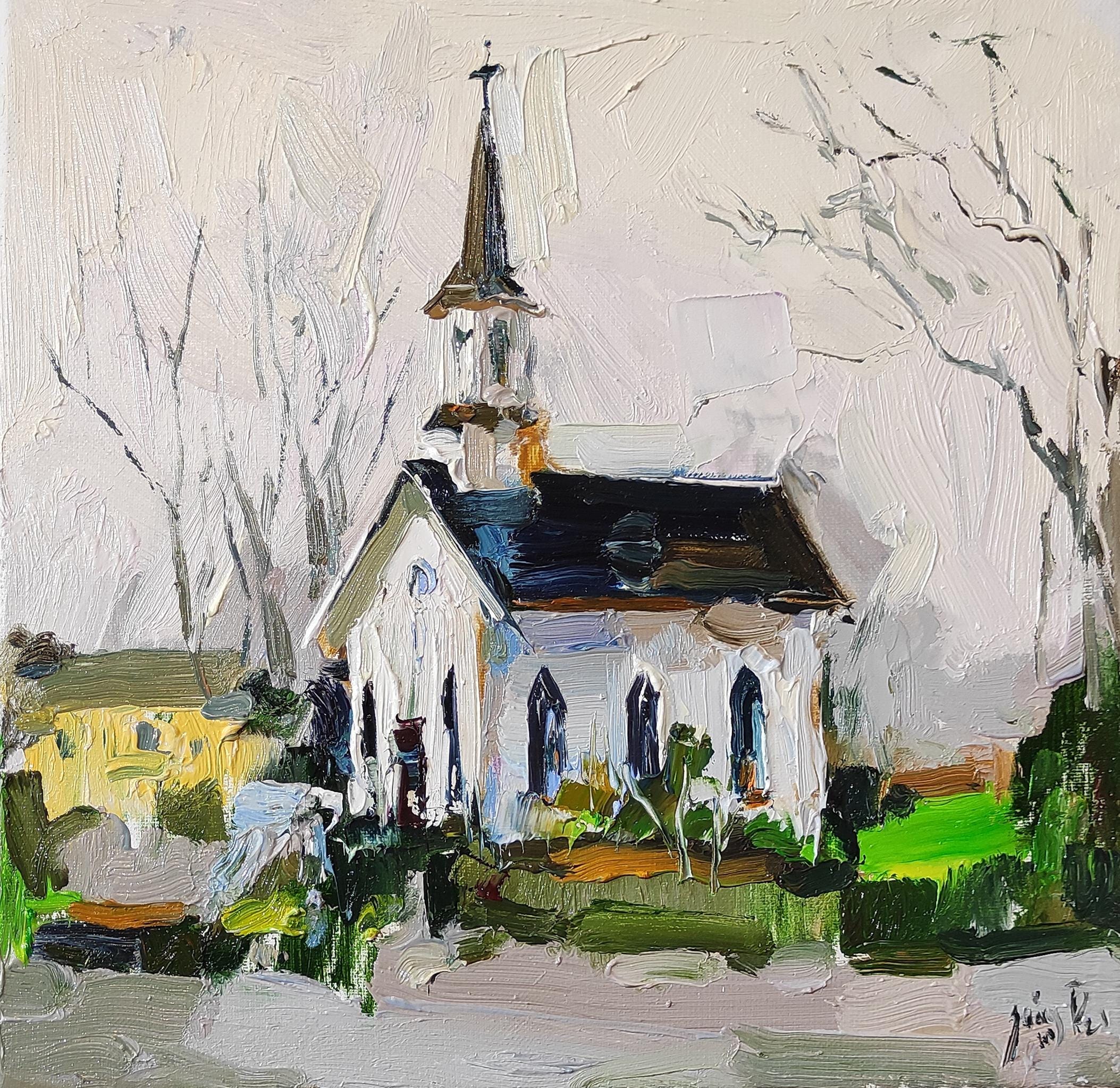Catholic Church Painting