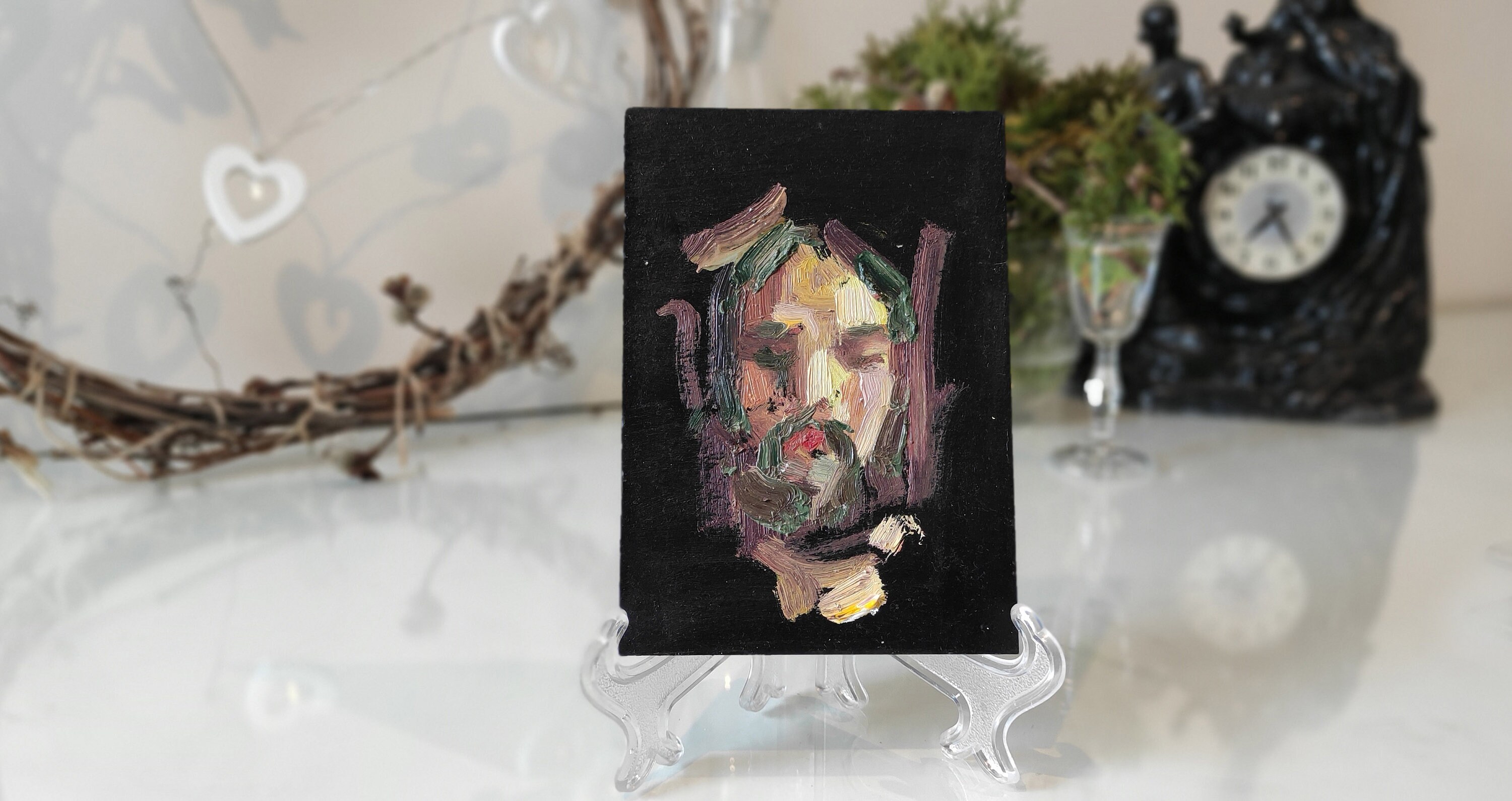 Jesus Small Painting Christian Painting Jesus Wall Art Jesus - Etsy