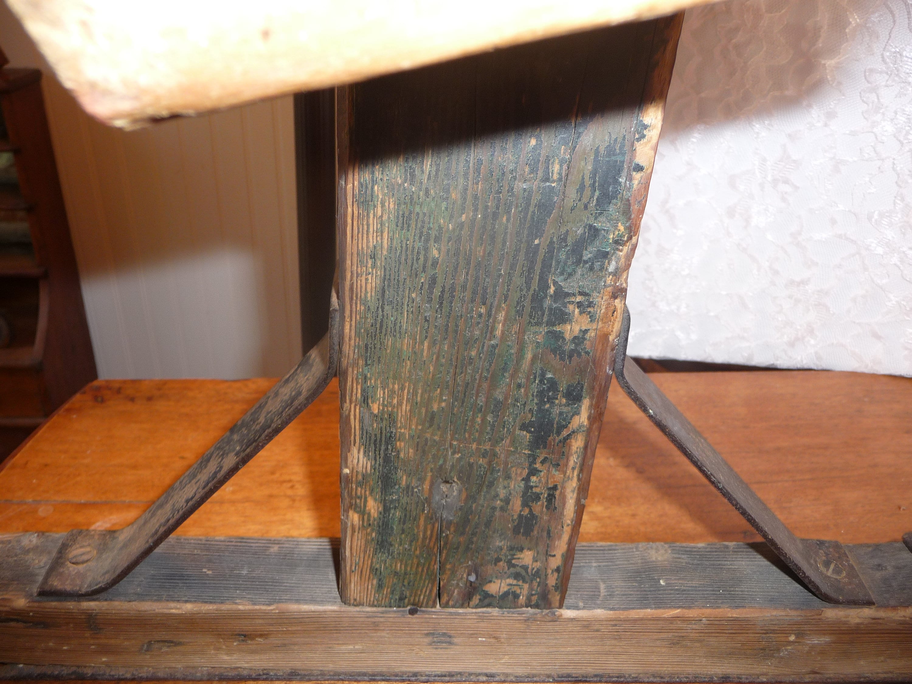 Vintage Jack Jumper Wooden Seat Ski, One Ski Sled, Wooden Sled, Skibock ...