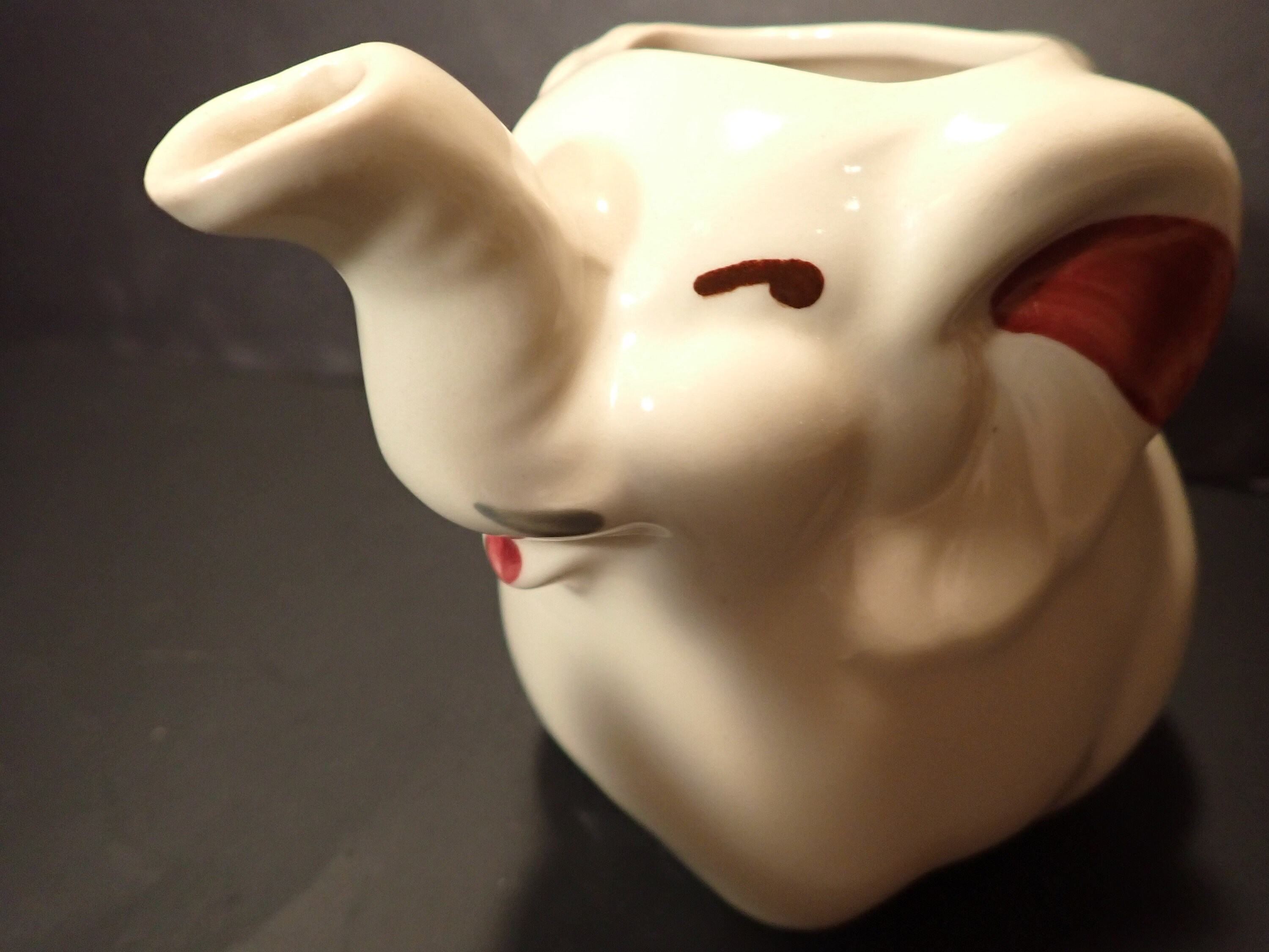 Shawnee Pottery Baby Elephant Creamer, Shawnee Pitcher, Shawnee Pottery ...