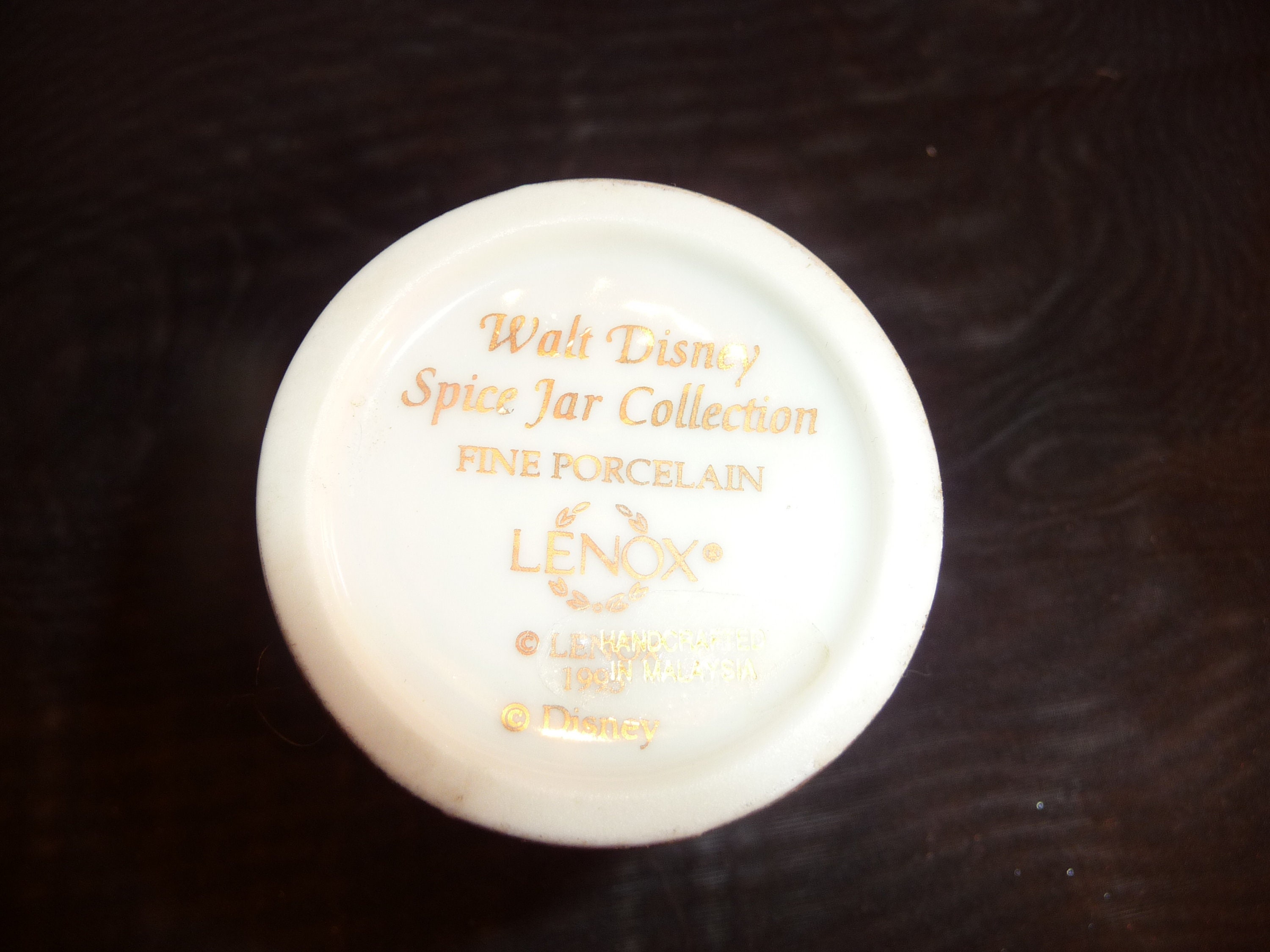 Walt Disney Spice Jar Collection Fine Porcelain Lenox - Etsy