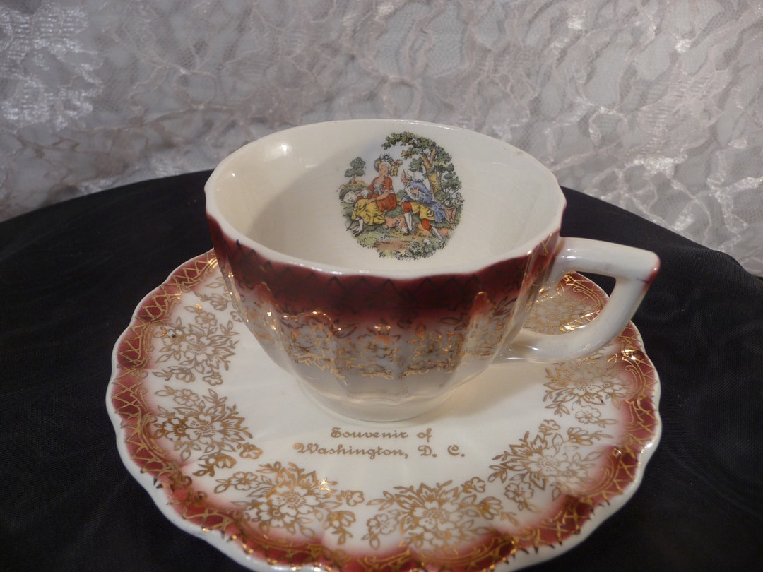 Vintage A Capsco Product, Washington DC Souvenir Cup and Saucer ...