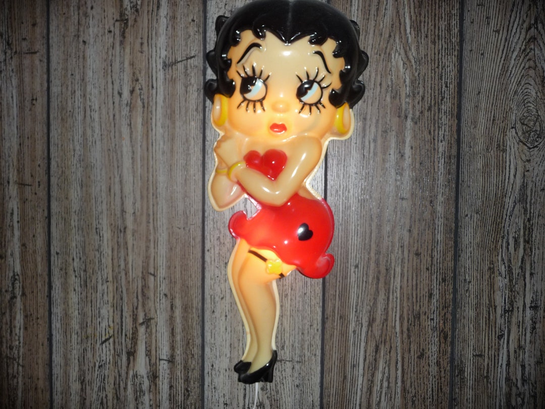 Vintage 3D Betty Boop Light up Sign Betty Boop Wall Light - Etsy