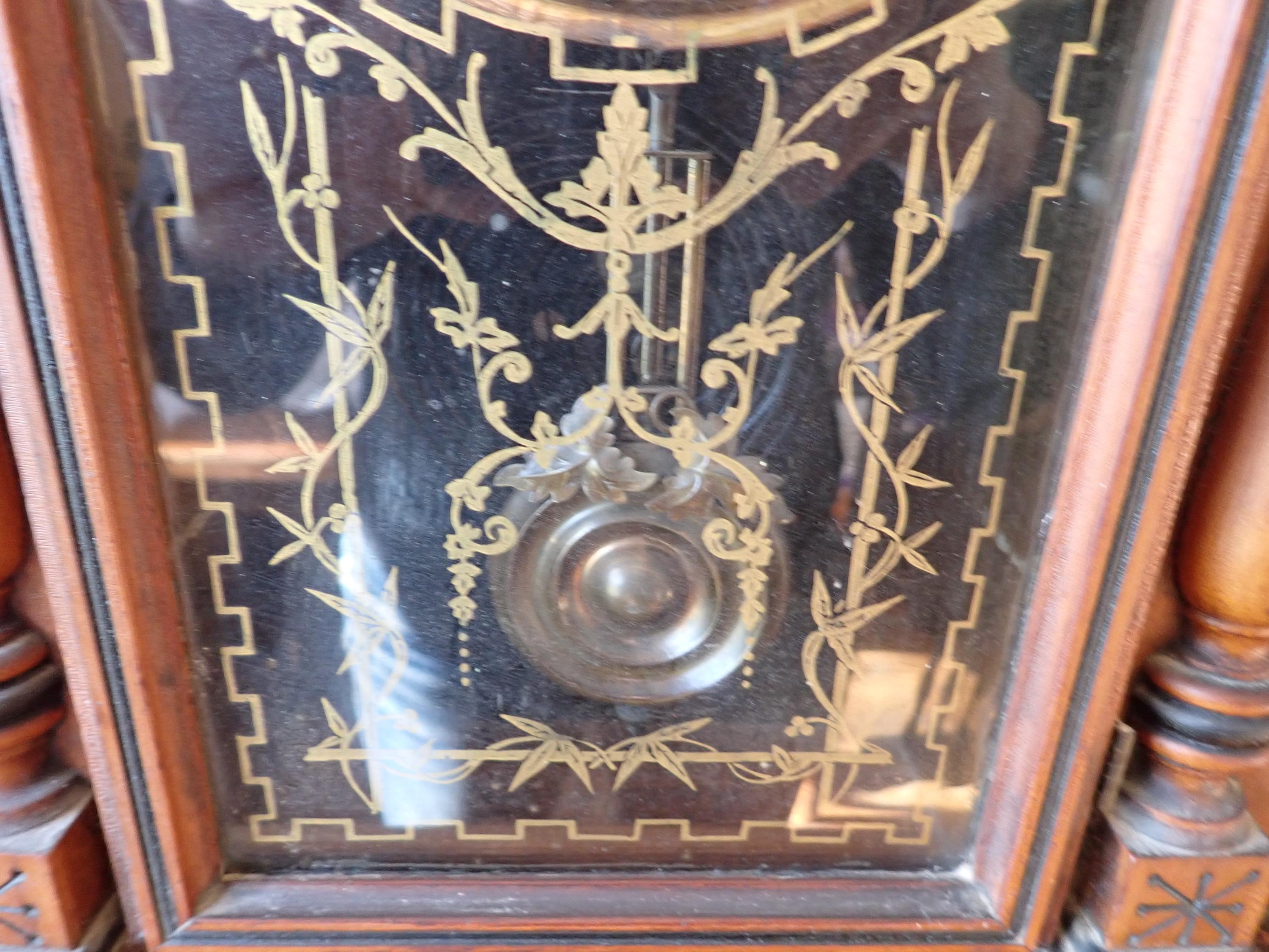 20th Century Mantle Clock, Antique Mantle Clock, With 3 Keys, Mantle ...