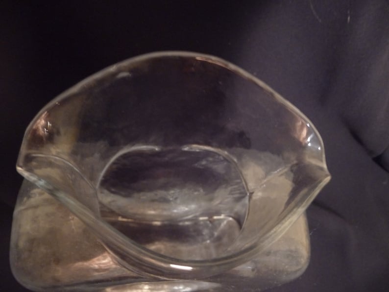 Vintage Blenko 384 Water Bottle, Double Pouring Spouts, Decanter ...