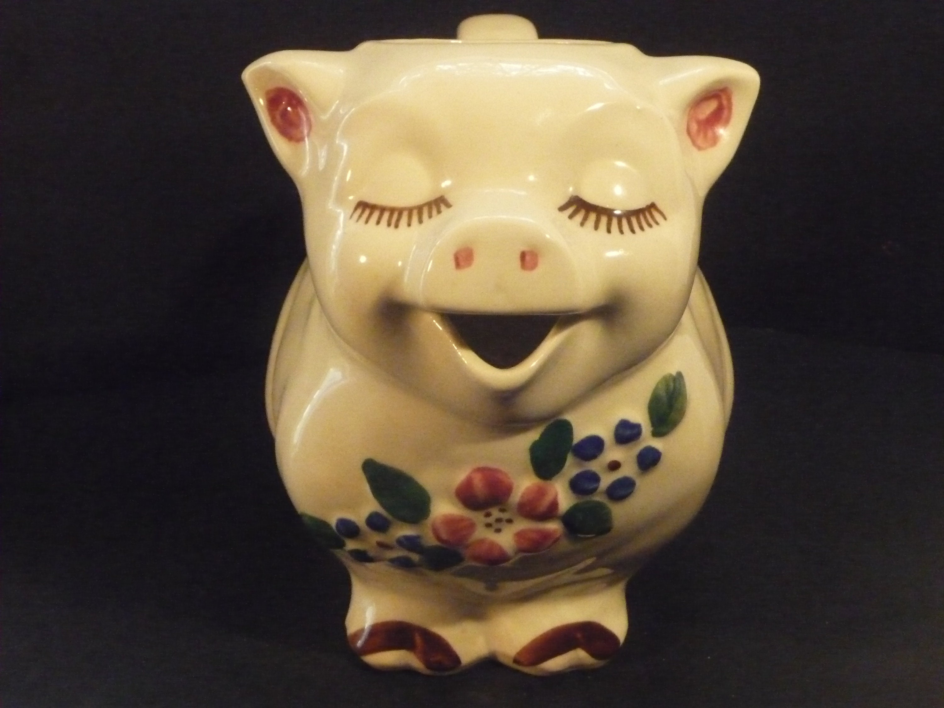 Shawnee Pottery Smiley Pig Pitcher, Smiley Pitcher, Shawnee Pitcher ...