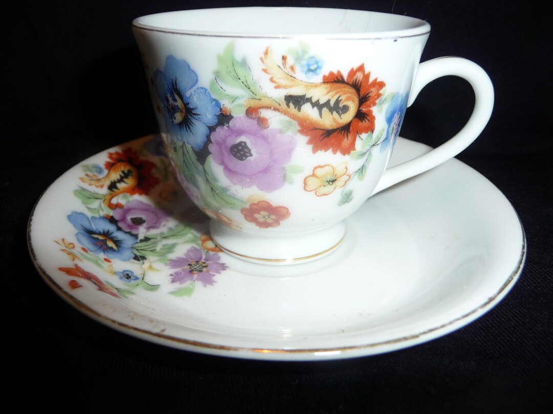 Occupied Japan Tea Cup and Saucer, Coffee Cup and Saucer, Made in ...