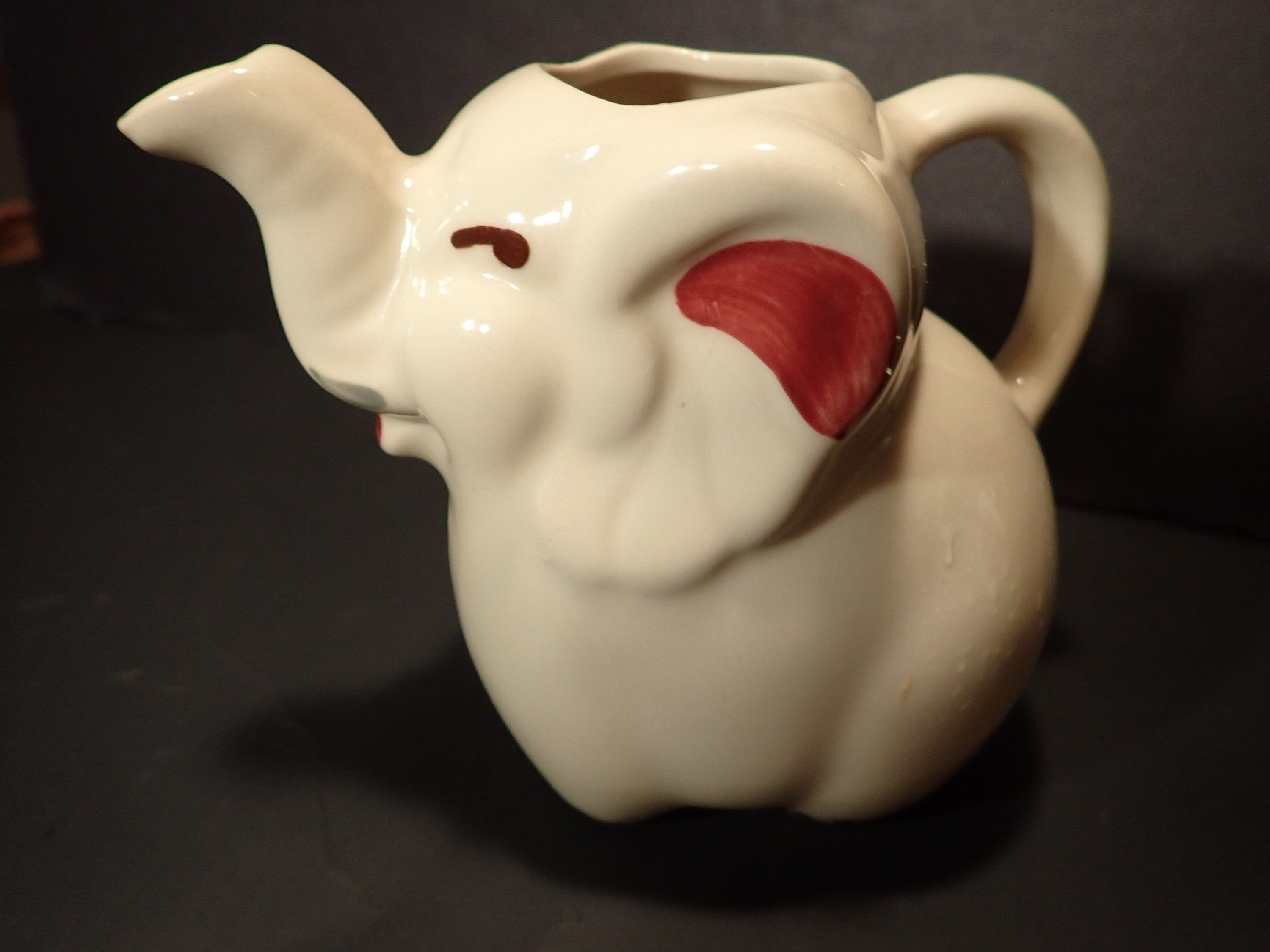 Shawnee Pottery Baby Elephant Creamer, Shawnee Pitcher, Shawnee Pottery ...