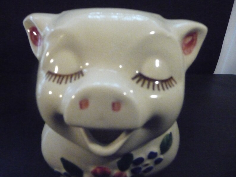 Shawnee Pottery Smiley Pig Pitcher Smiley Pitcher Shawnee - Etsy