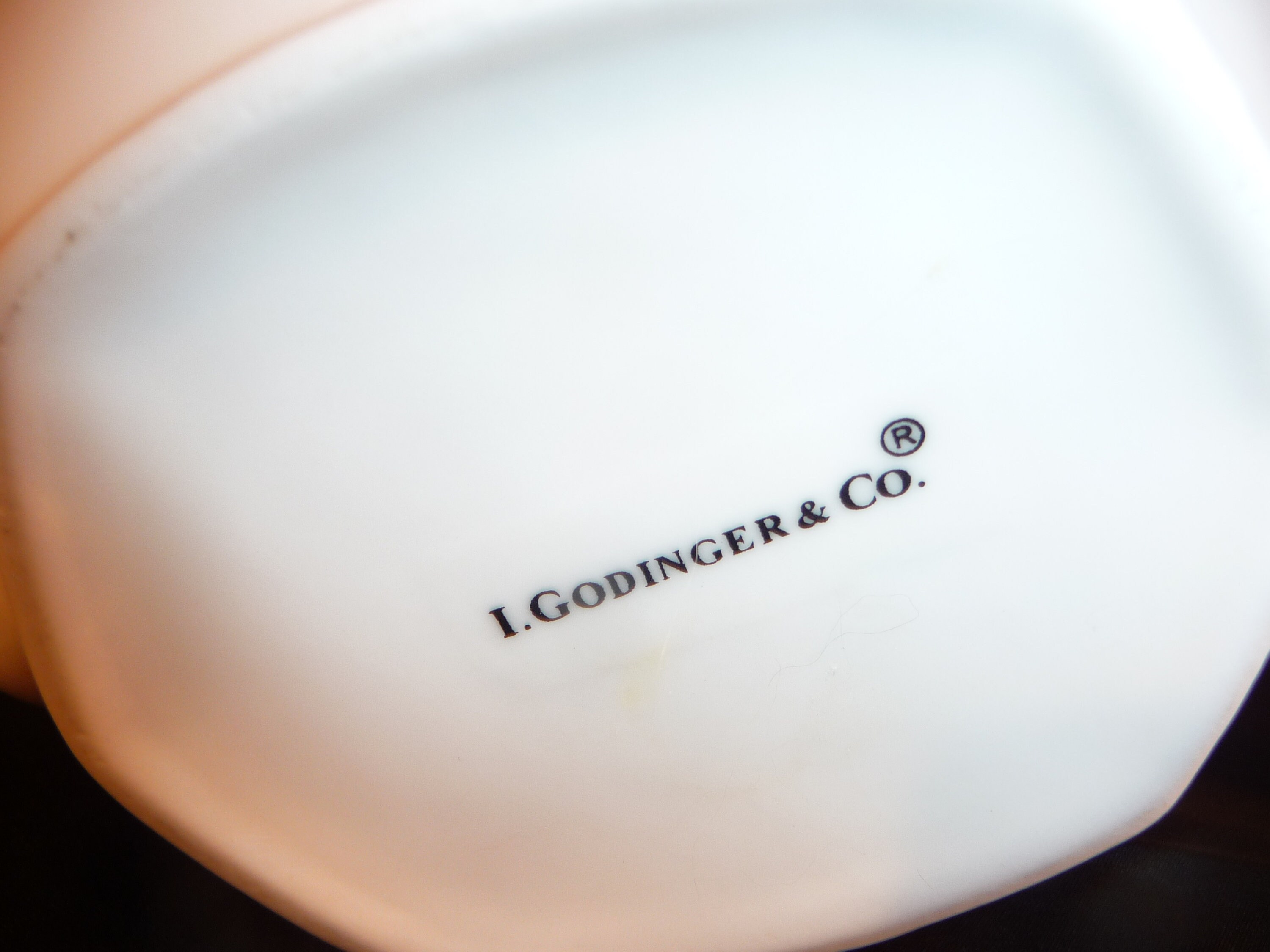 Vintage I Godinger & Co. White Porcelain Raised Flower Teapot Tea Time ...