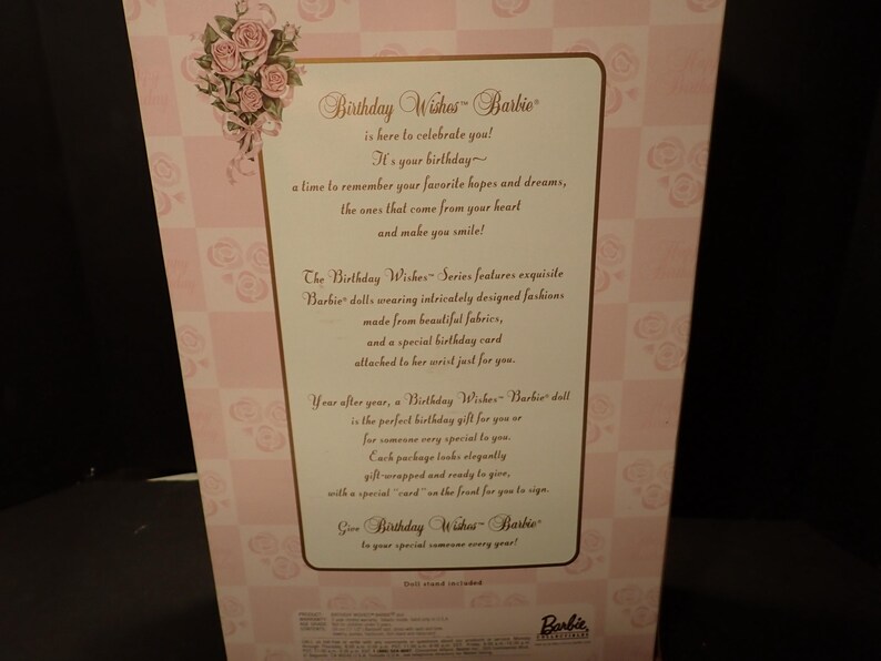 Birthday Wishes Barbie, Collector Edition, First in Series - Etsy