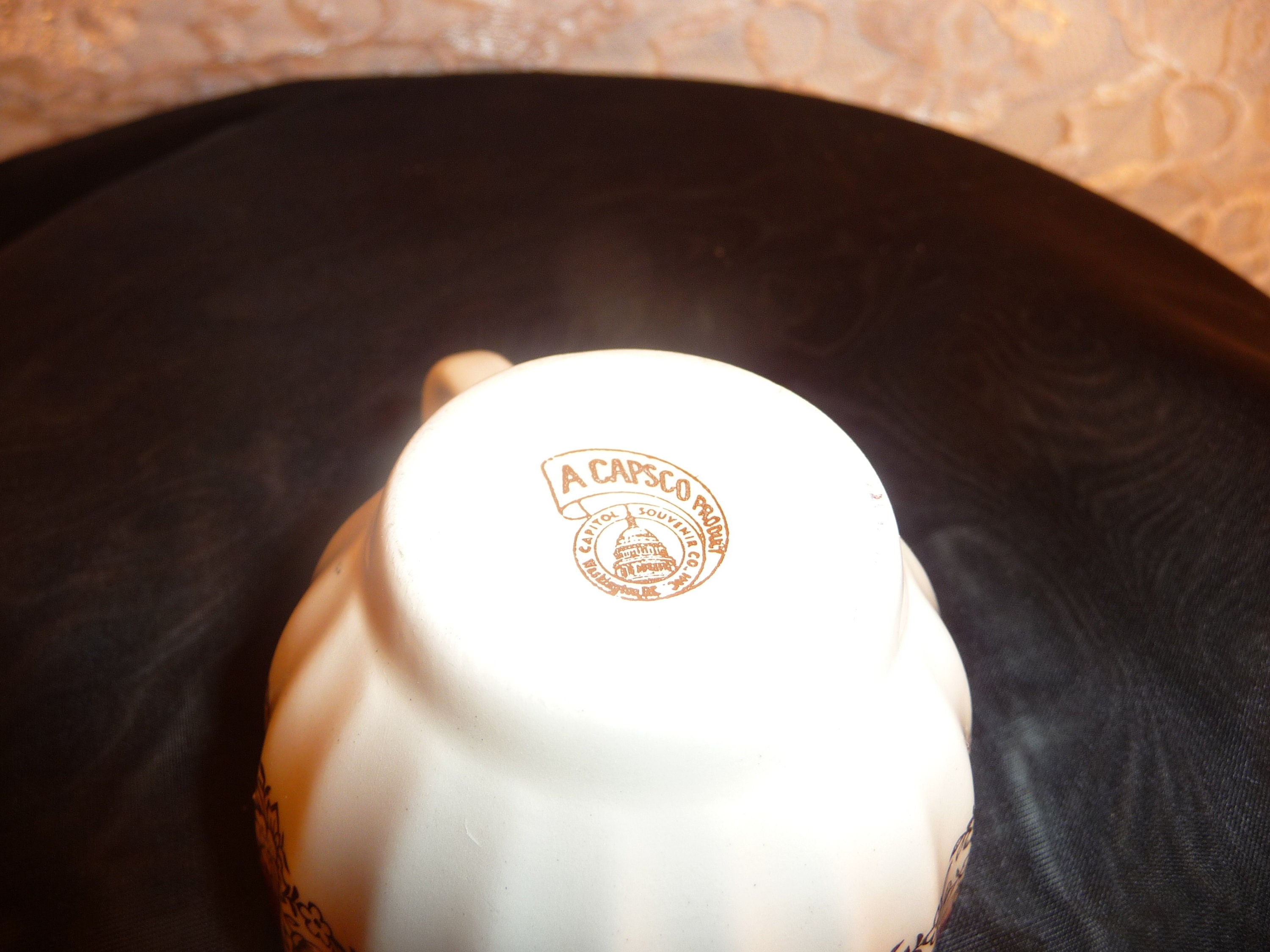 Vintage A Capsco Product, Washington DC Souvenir Cup and Saucer ...