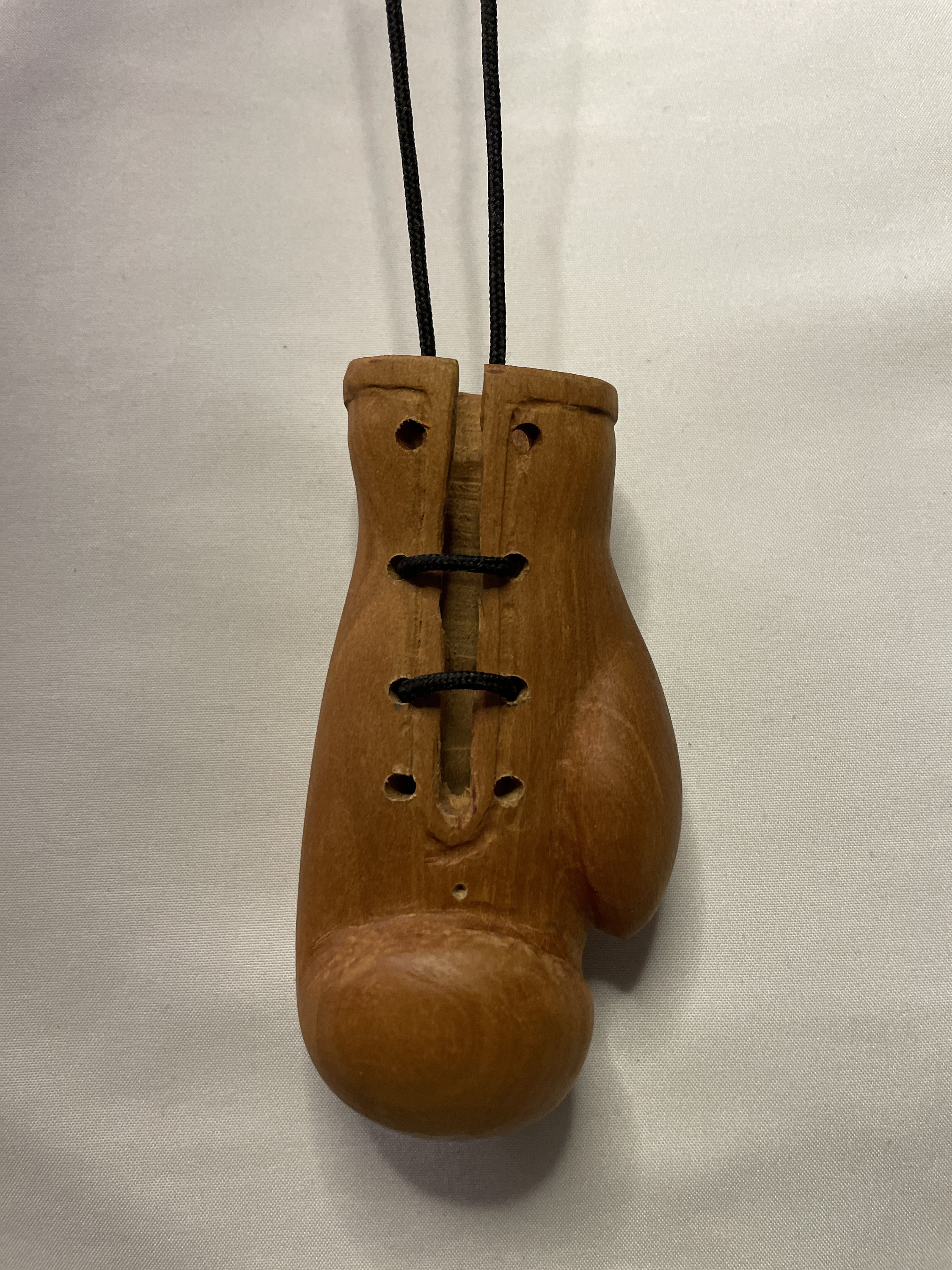 Hand Carved Wooden Boxing Glove - Etsy