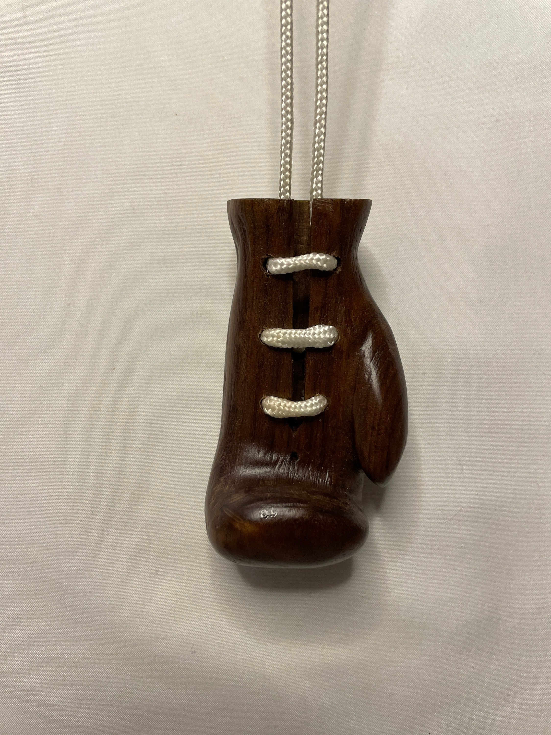 Hand Carved Wooden Boxing Glove - Etsy