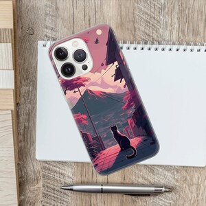 Cute Cat Phone Case Aesthetic Cats Phone Cover Fit for iPhone 17 Pro ...
