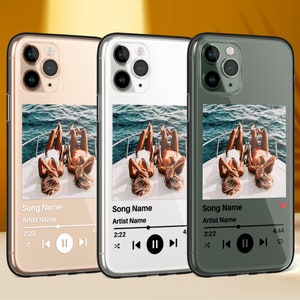 Custom Music Plaque Phone Case Song Album Cover Fit for iPhone 17 Pro ...