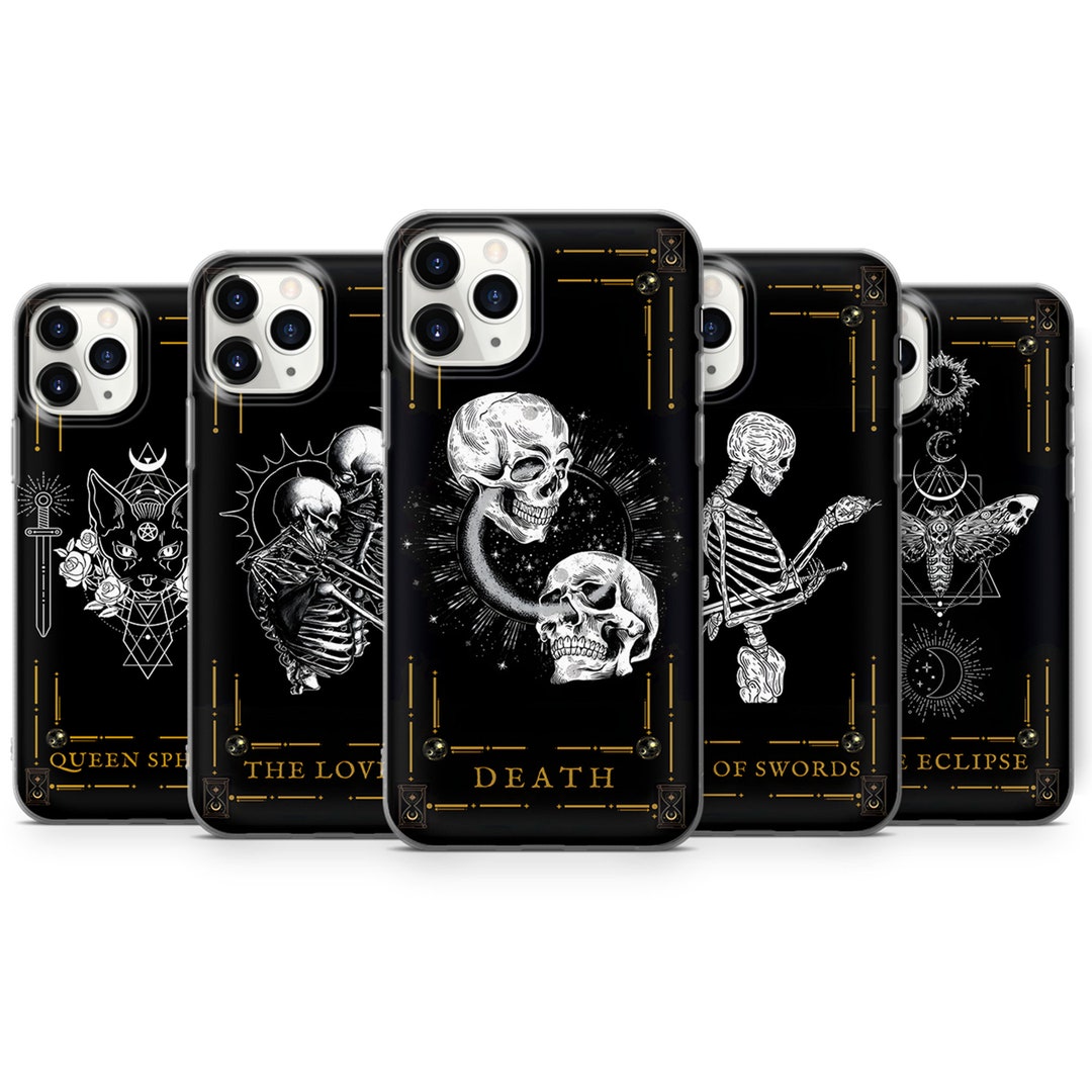 Tarot Card Goth Phone Case Witchy Phone Cover Fit for iPhone 17 Pro Max ...